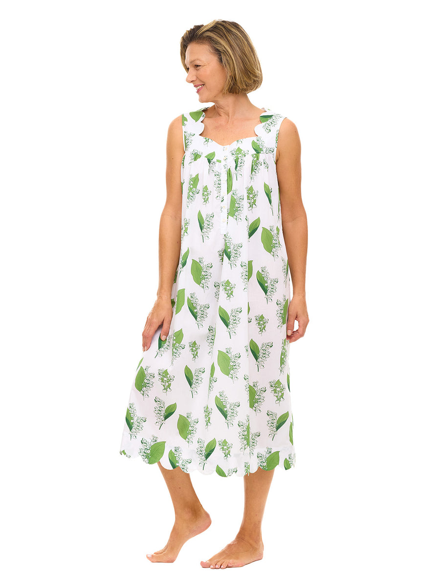 Lily of the Valley Gathered Nightgown – Heidi Carey