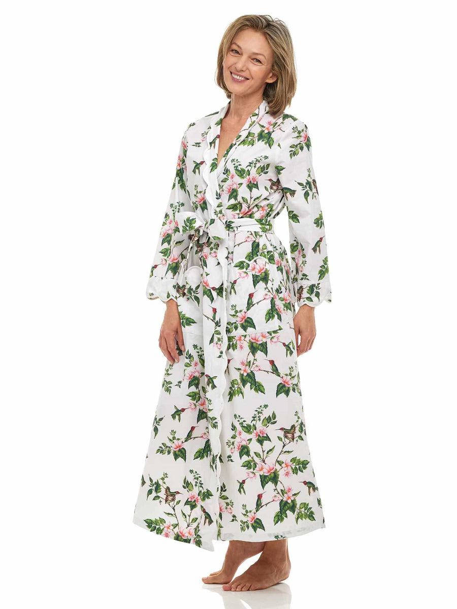 White Hummingbird Classic Robe – Heidi Carey