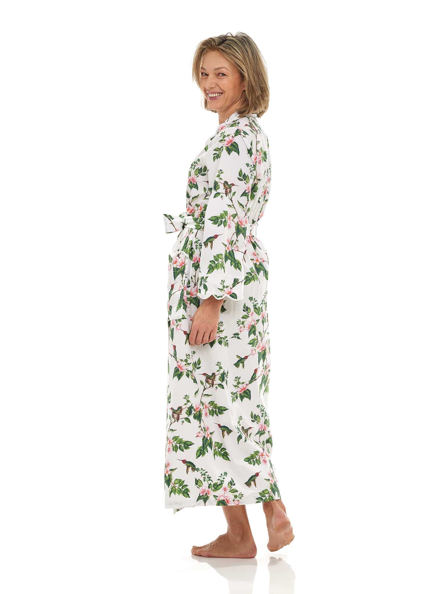 White Hummingbird Classic Robe – Heidi Carey
