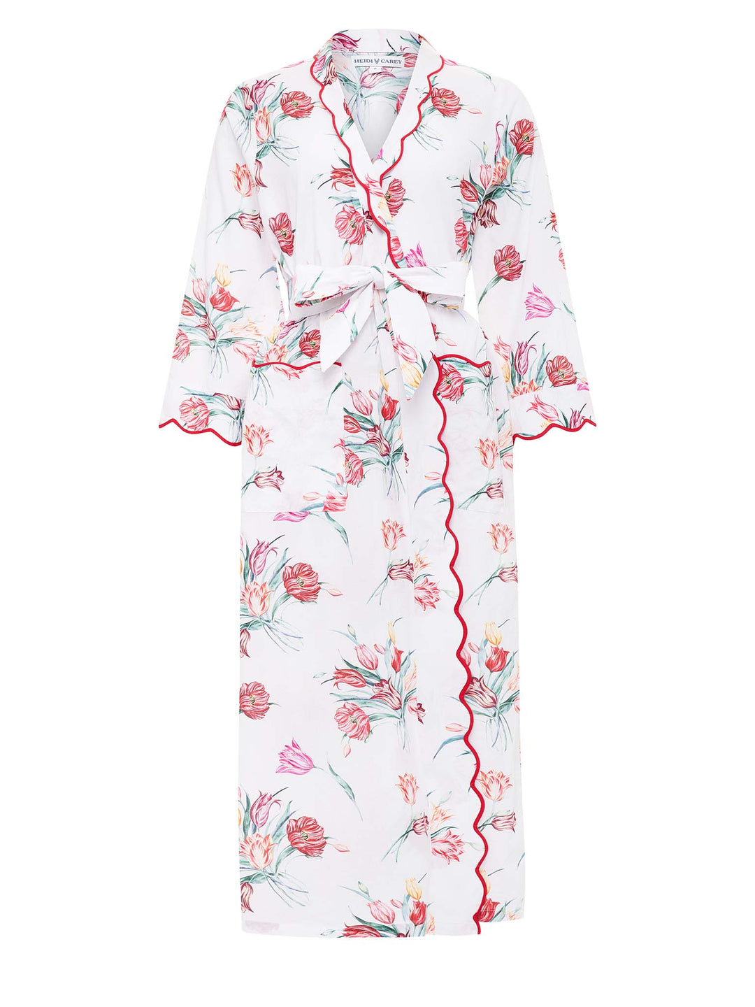 Tulip Classic Robe with Scalloping – Heidi Carey
