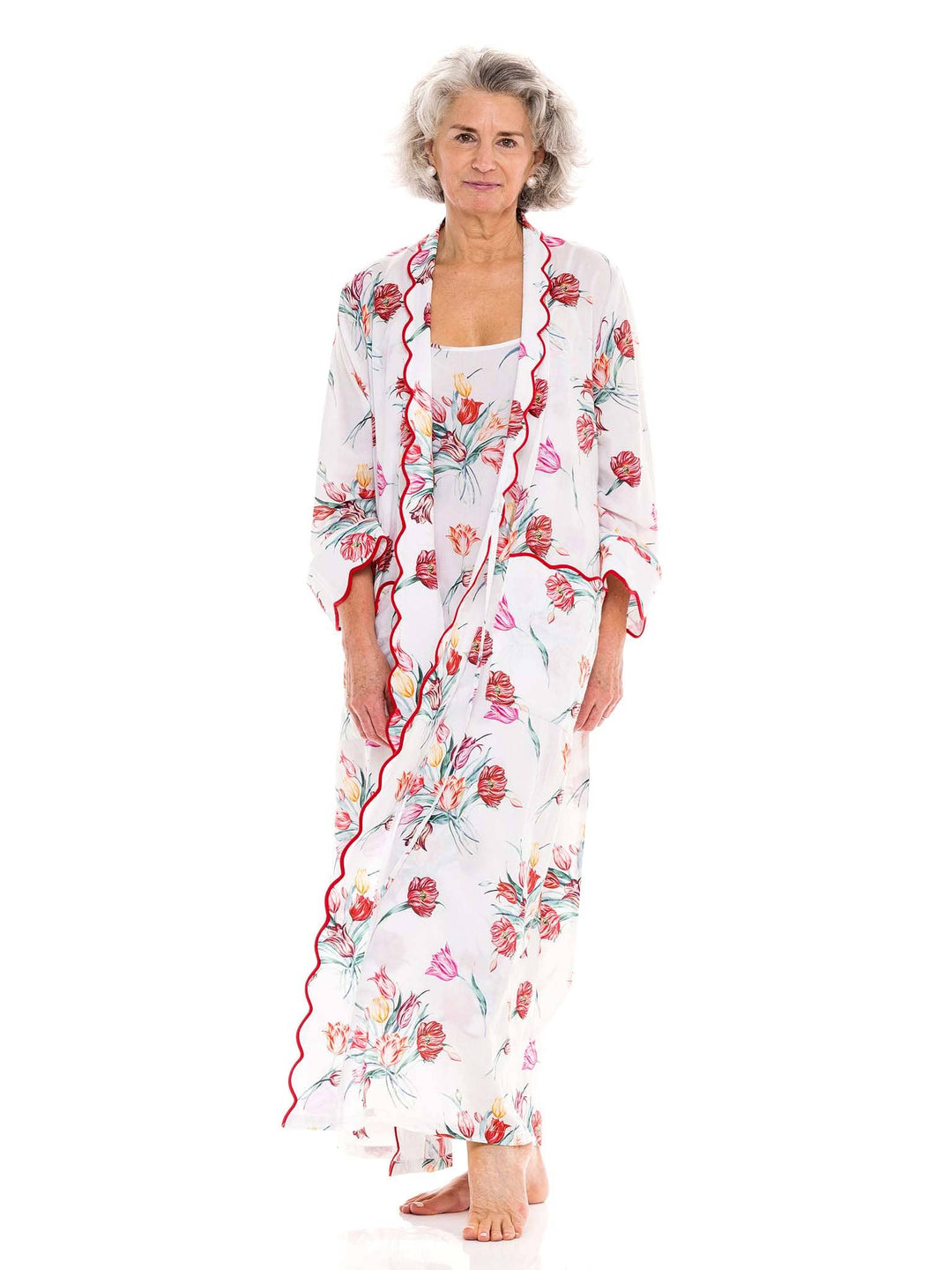 Tulip Classic Robe with Scalloping – Heidi Carey