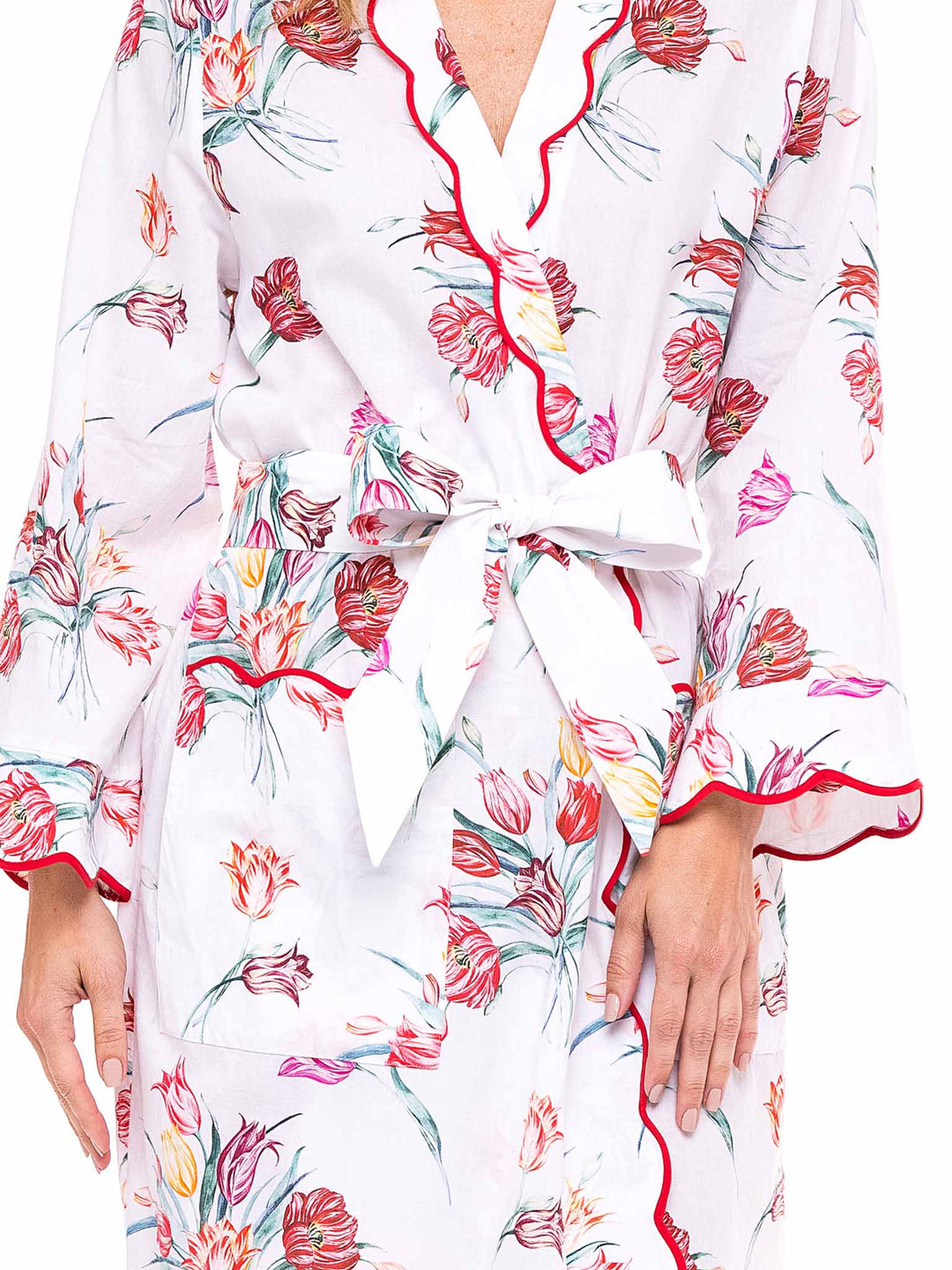 Tulip Classic Robe with Scalloping – Heidi Carey